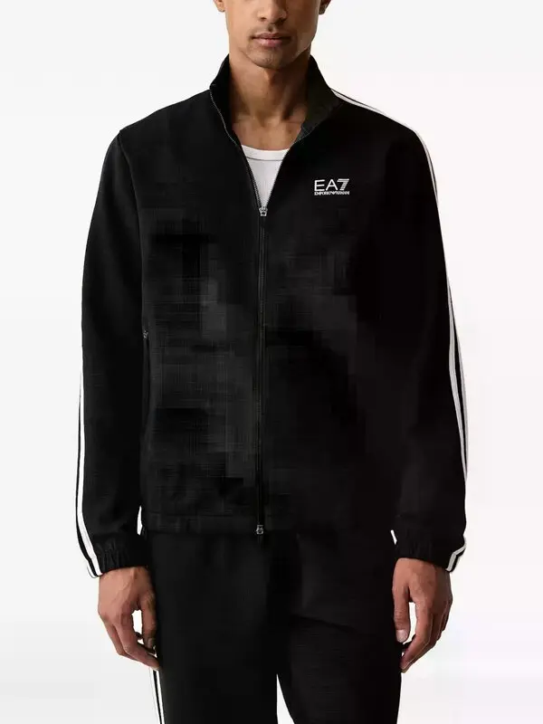 EA7 Logo-print Zip-up Tracksuit