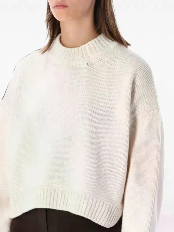 SESSUN Ribbed-knit Drop-shoulder Sweater