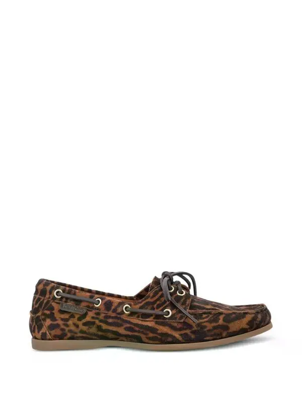TOM FORD Robin Animal-print Suede Loafers - Brown