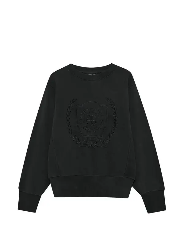 ANINE BING Harry Shrunken Signet Sweatshirt