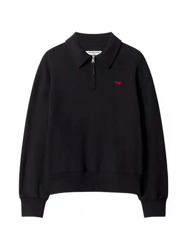 Maison Kitsuné Profile Fox Half-zipped Sweatshirt
