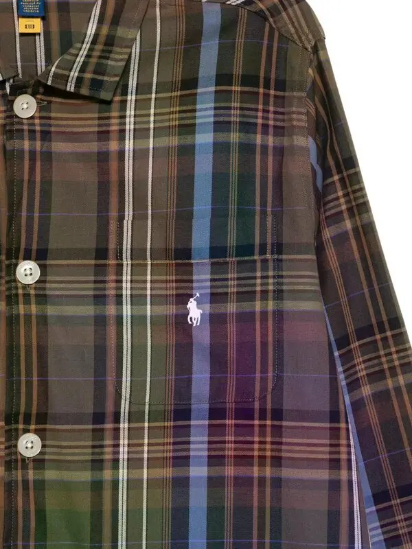 Polo Ralph Lauren Check-pattern Logo-embroidered Pajamas