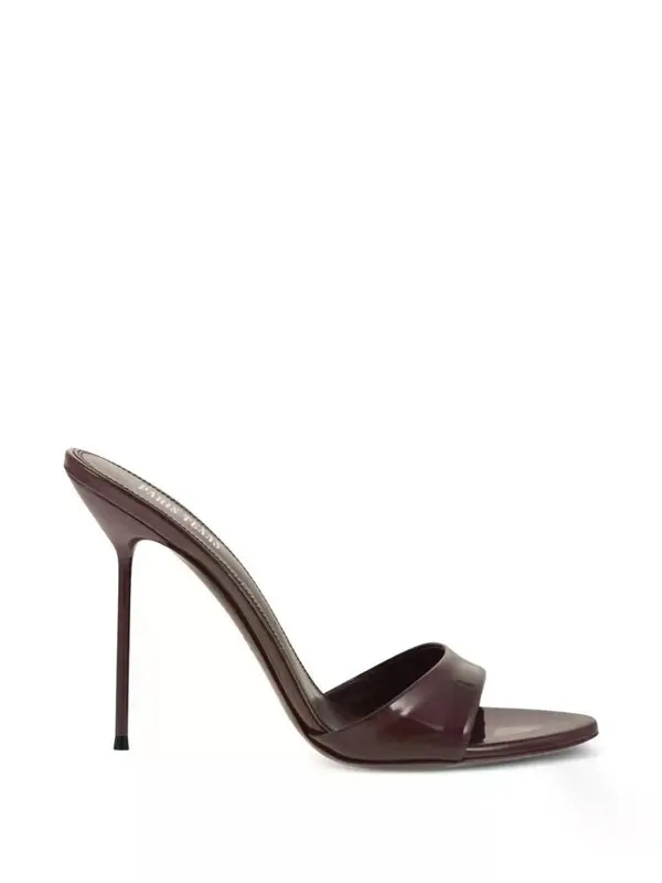 Paris Texas Lidia Patent Leather Mules - Brown