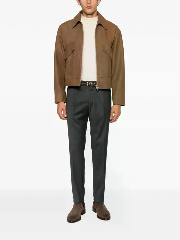 Incotex Pleated Wool Trousers