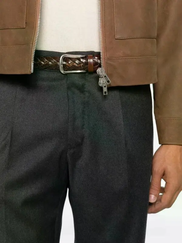 Incotex Pleated Wool Trousers