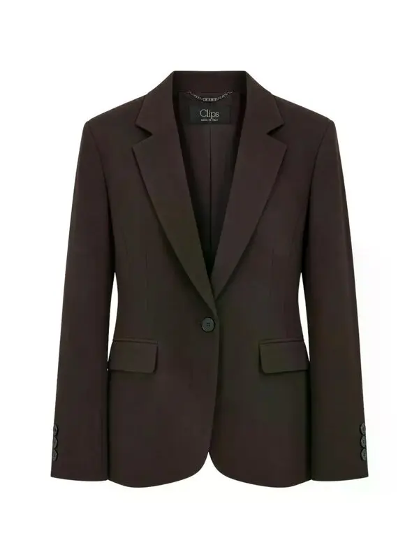 CLIPS Single-breasted Notched-lapels Jacket