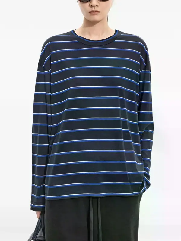 JNBY Stripe-print Long-sleeve T-shirt