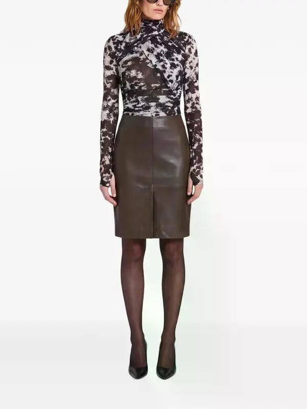 NICHOLAS Long-sleeves Top - Brown