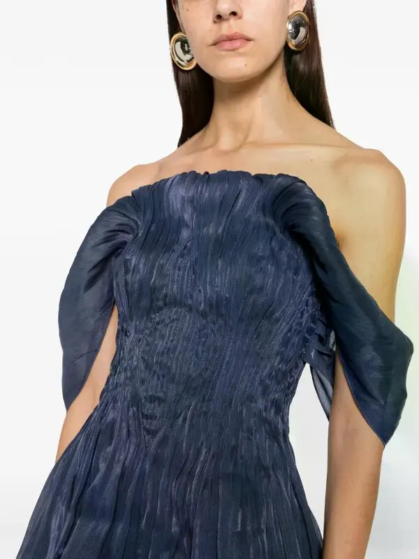 Aje Ruffled Off-shoulder Maxi Dress