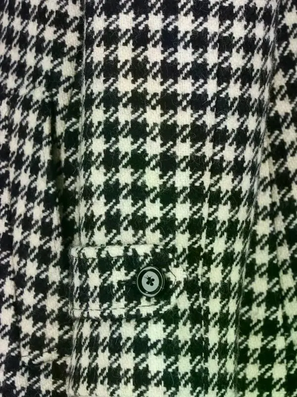 LARDINI Houndstooth-pattern Belted Coat