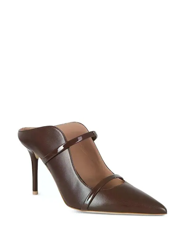 MALONE SOULIERS Maureen Double-strap Mules - Brown