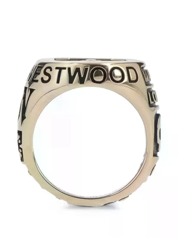 VIVIENNE WESTWOOD Lancelot Chevalier Ring - Silver