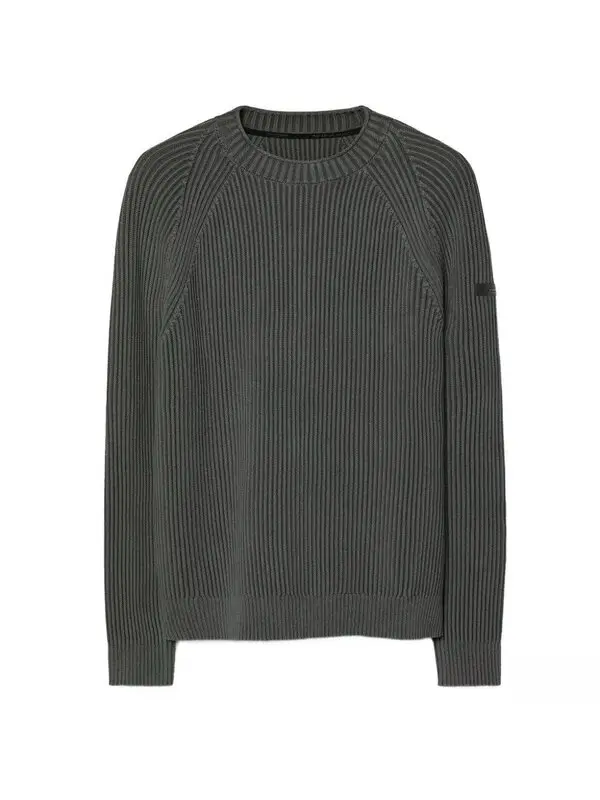 RRD Ribbed-knit Raglan-sleeve Sweater