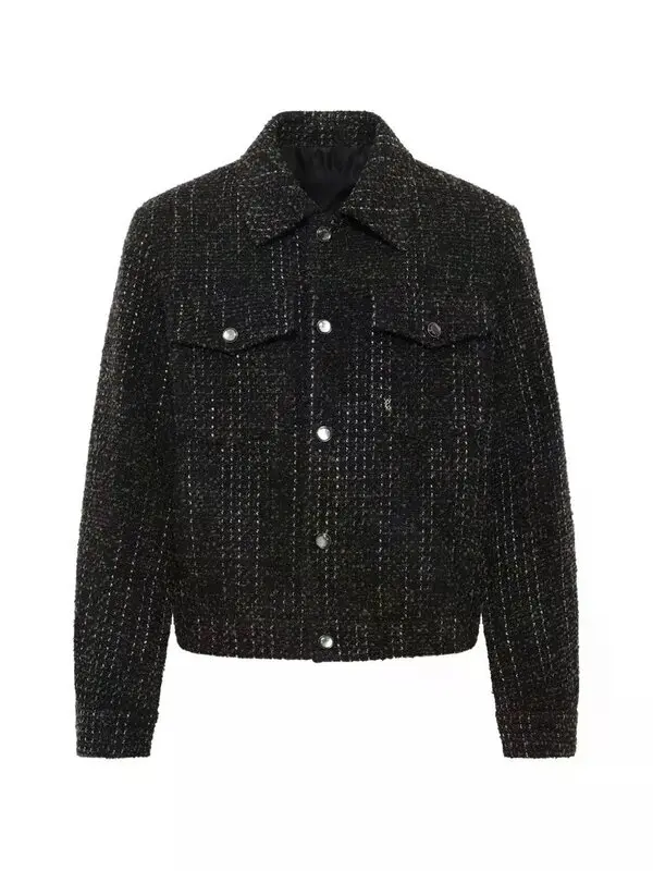 WOOYOUNGMI Tweed Trucker Jacket