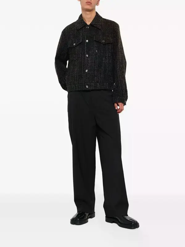 WOOYOUNGMI Tweed Trucker Jacket