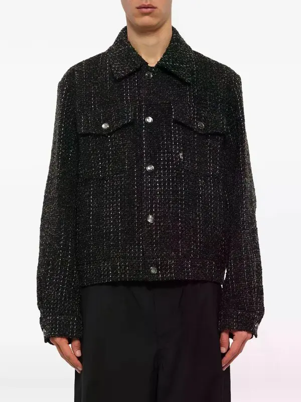 WOOYOUNGMI Tweed Trucker Jacket