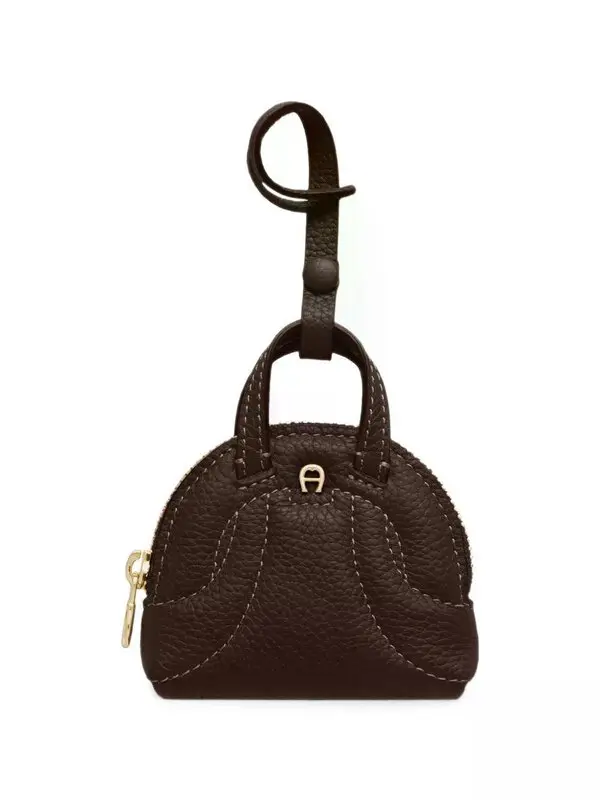 AIGNER Sellina Mini Leather Bag Charm