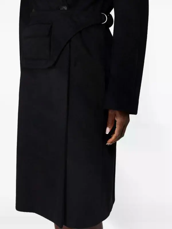 HANITA Belted Notch-lapel Coat