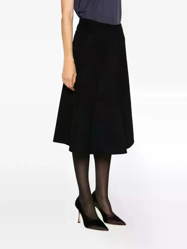SUSANNE BOMMER A-line Zip-fastening Midi Skirt