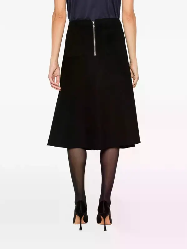 SUSANNE BOMMER A-line Zip-fastening Midi Skirt