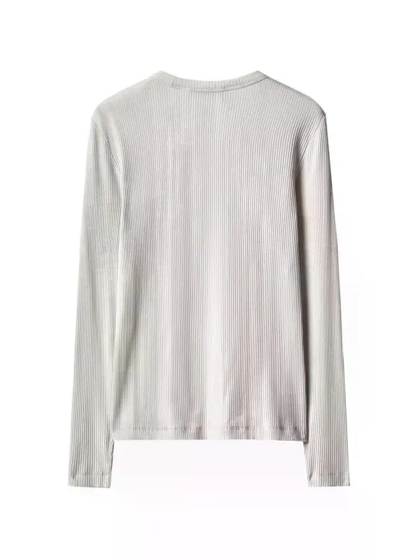 Maison Kitsuné Baby Fox Ribbed-knit Long-sleeve T-shirt