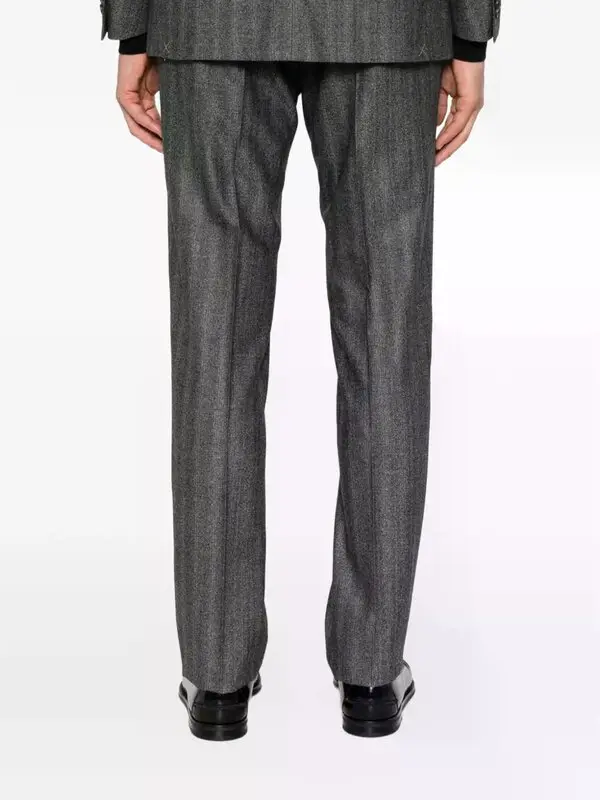 Corneliani Herringbone Double-breasted Suit