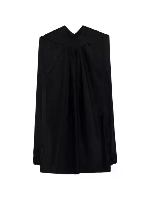 Simkhai Toni Cape-detail Mini Dress - Black