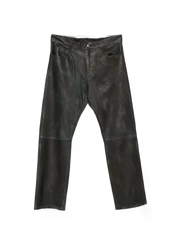 HAIKURE Blake Panelled Leather Trousers