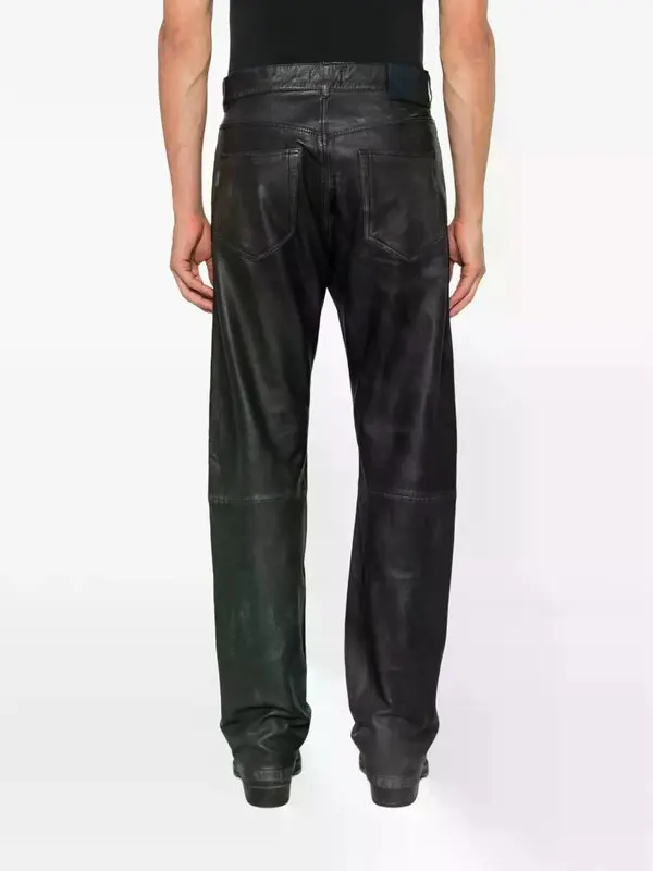 HAIKURE Blake Panelled Leather Trousers