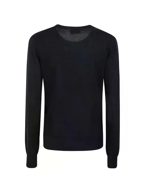 P.a.r.o.s.h Fine-knit Crew-neck Sweater - Blue