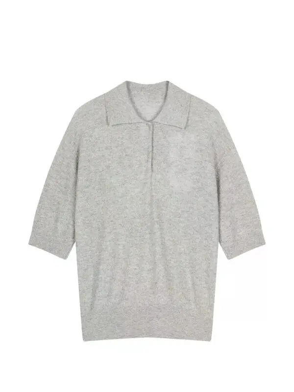 LESS Short-sleeve Polo Top