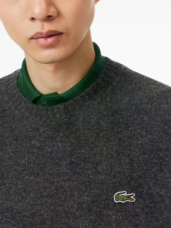 Lacoste Logo-patch Crew-neck Sweater