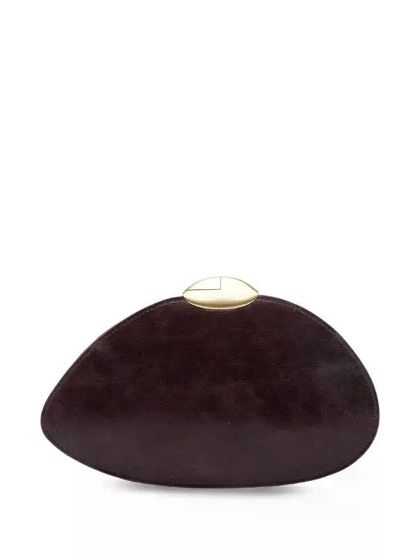 Benedetta Bruzziches Belle De Jour Calf Leather Clutch Bag - Brown