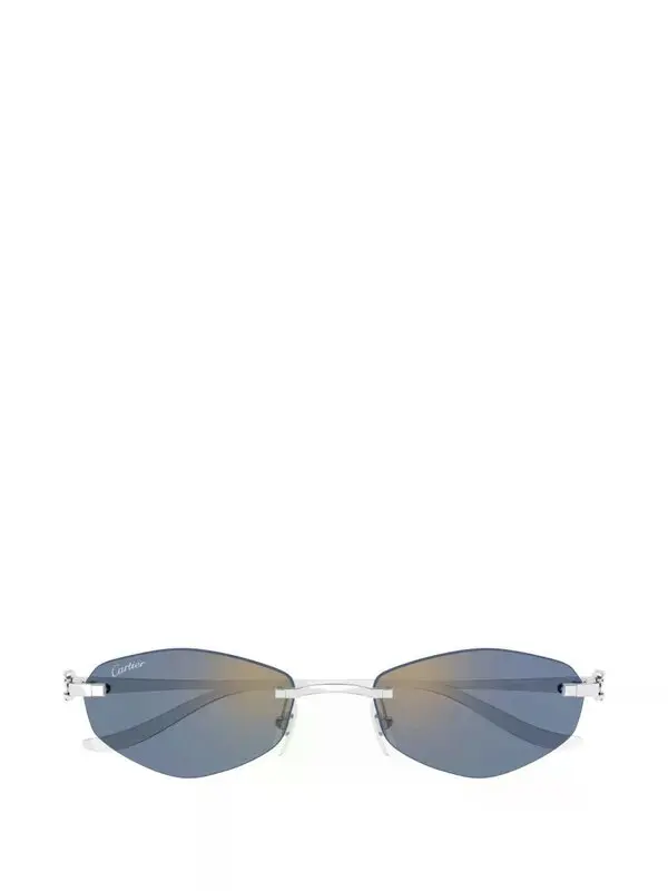 Cartier Geometric-frame Sunglasses