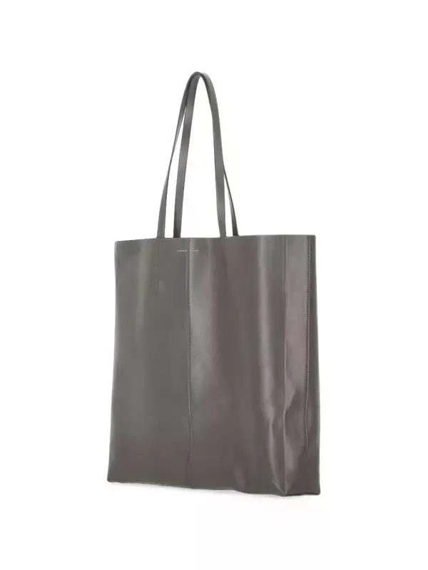 Carven Jean Logo-embossed Leather Tote Bag