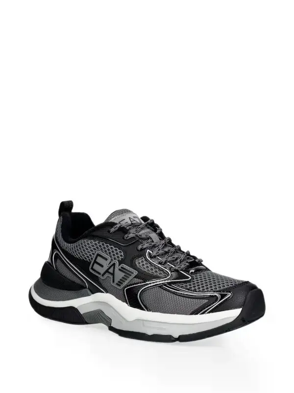 EA7 Logo-patch Mesh Sneakers