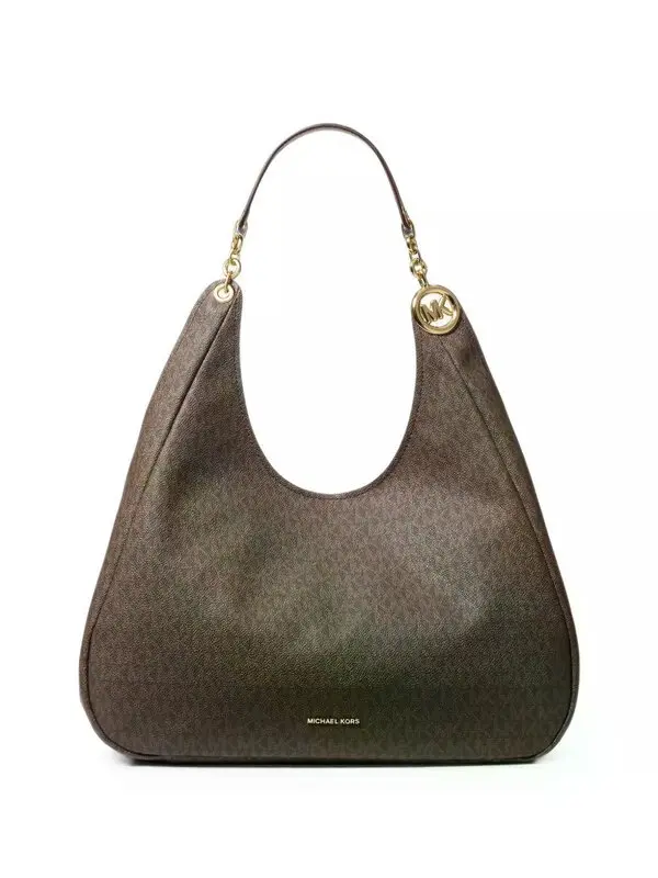 Michael Kors Ellie Large Signature Logo Shoulder Bag