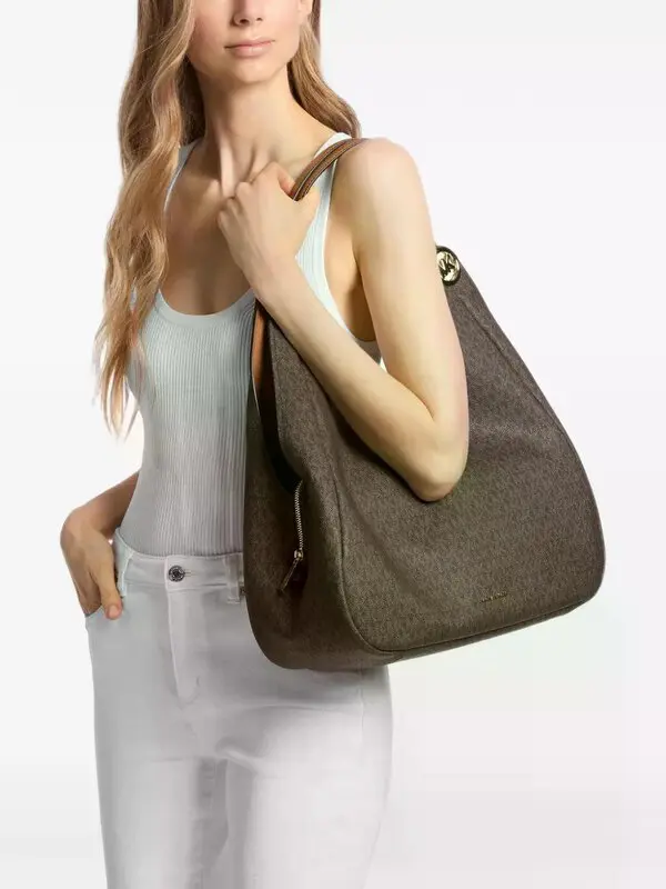 Michael Kors Ellie Large Signature Logo Shoulder Bag