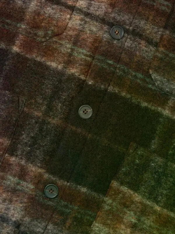 Universal Works Check-pattern Cardigan