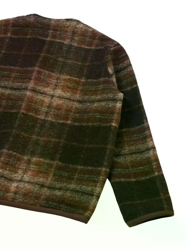Universal Works Check-pattern Cardigan