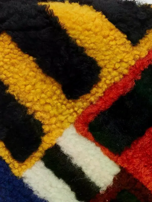 Fendi 2007 Love Letter Shearling Clutch Bag