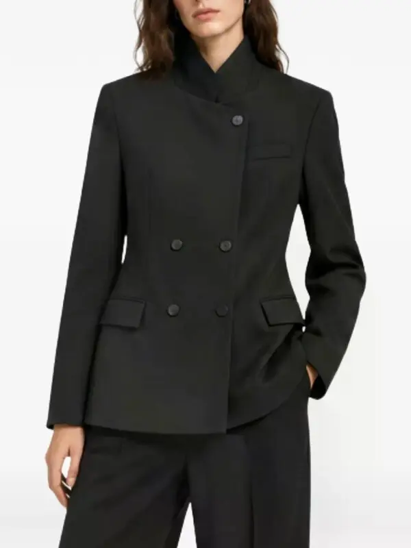 IRO PARIS Double-breasted High-neck Jacket