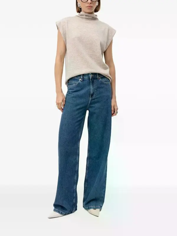 BOSS Half-neck Top In Cashmere And Virgin Wool