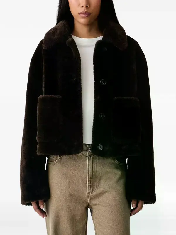 Marc O'polo Faux-fur Patch-pocket Jacket
