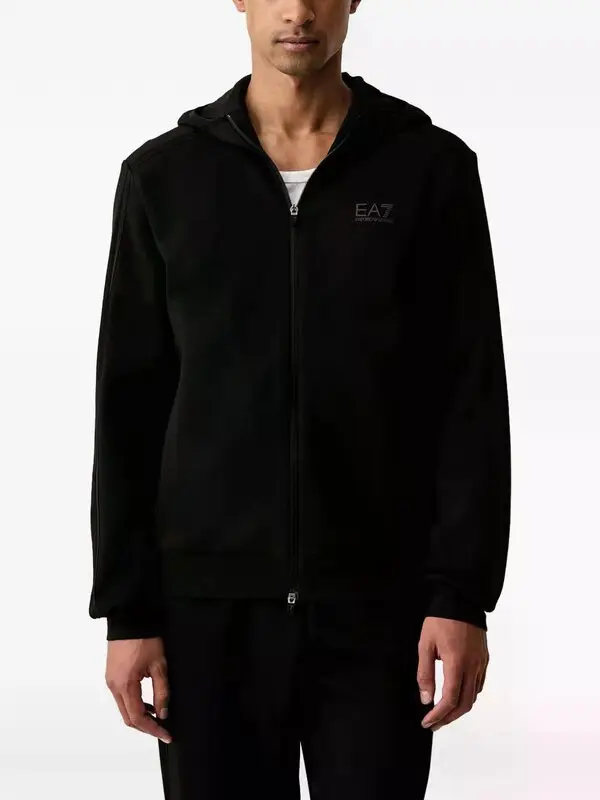 EA7 Ventus 7 Logo-print Zip-up Tracksuit