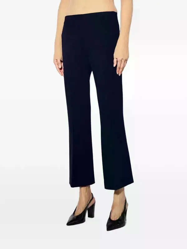 Liviana Conti High-waisted Cropped Trousers - Blue