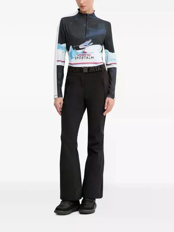 SPORTALM Base Layer Graphic-print Long-sleeve Top
