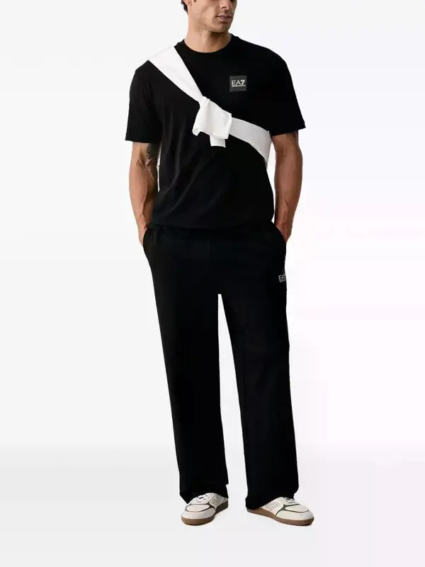 EA7 Logo-patch Drawstring Track Pants