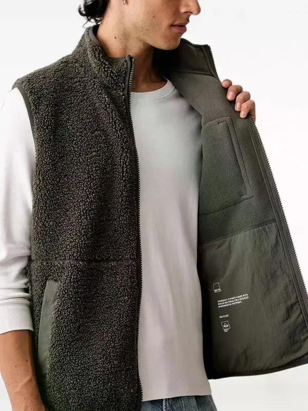 Marc O'polo Fleece Zip-up Gilet