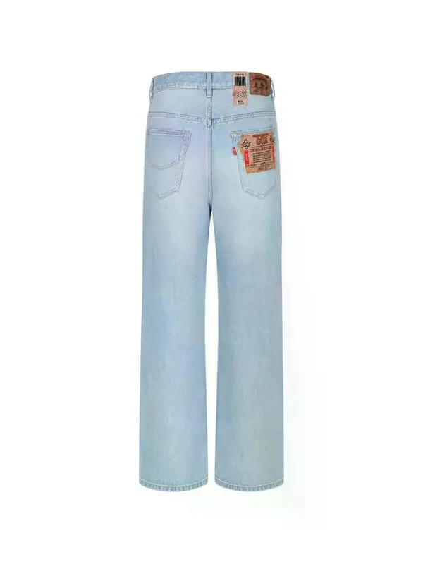 DOUBLET Air Yarn Faded Jeans